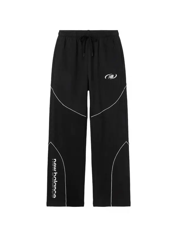 NEW BALANCE Logo-print Trackside Track Pants - Grey