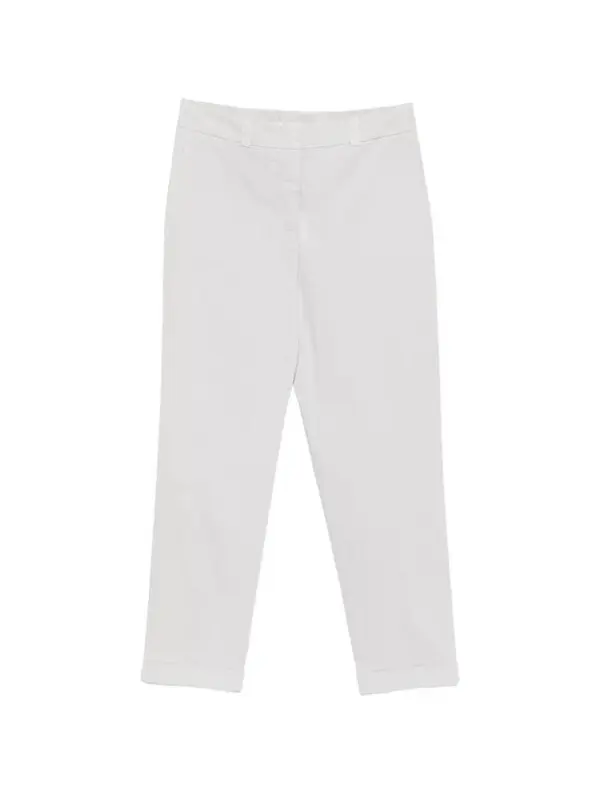 Peserico Cropped-leg Trousers With Turn-up Hems
