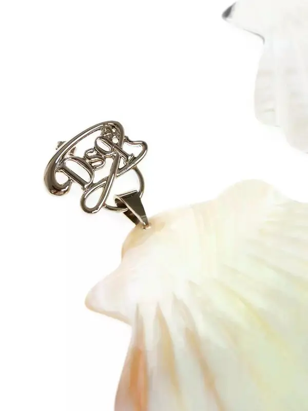 Dsquared2 Shell Logo Earrings