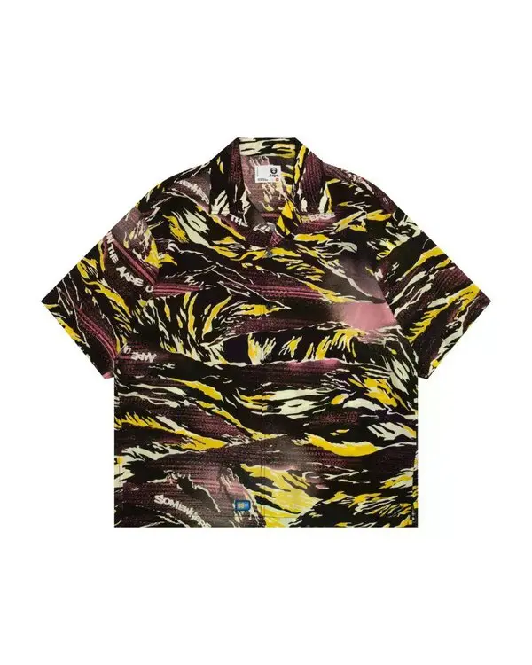 AAPE BY *A BATHING APE Printed Short-sleeve Shirt