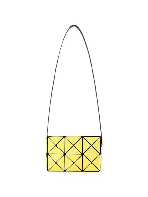 Issey Miyake Cuboid Geometric-panel Shoulder Bag - Yellow