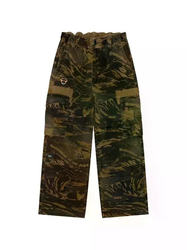 AAPE BY *A BATHING APE Camo-pattern Cargo Trousers