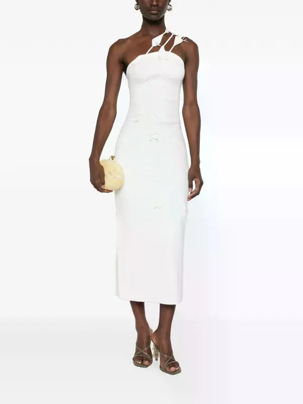 Cult Gaia Jilly Knit Midi Dress - White