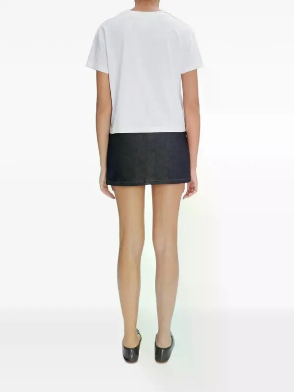 A.p.c. Embroidered Logo Cotton T-shirt