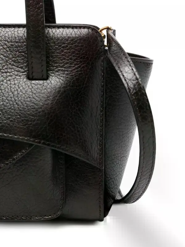 HIDESINS Grained Leather Tote Bag