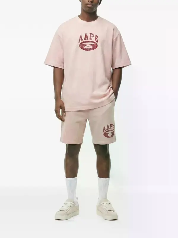AAPE BY *A BATHING APE Moonface-patch Shorts