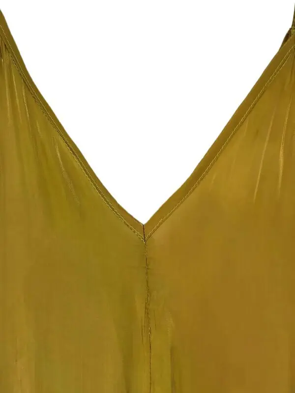 NO-IA Ruffled V-neck Maxi Dress