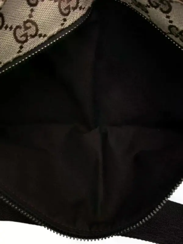Gucci Gg Canvas Double Pocket Belt Bag