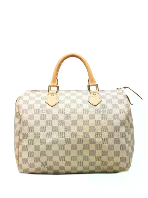 LOUIS VUITTON Damier Azur Speedy 30 Boston Bag