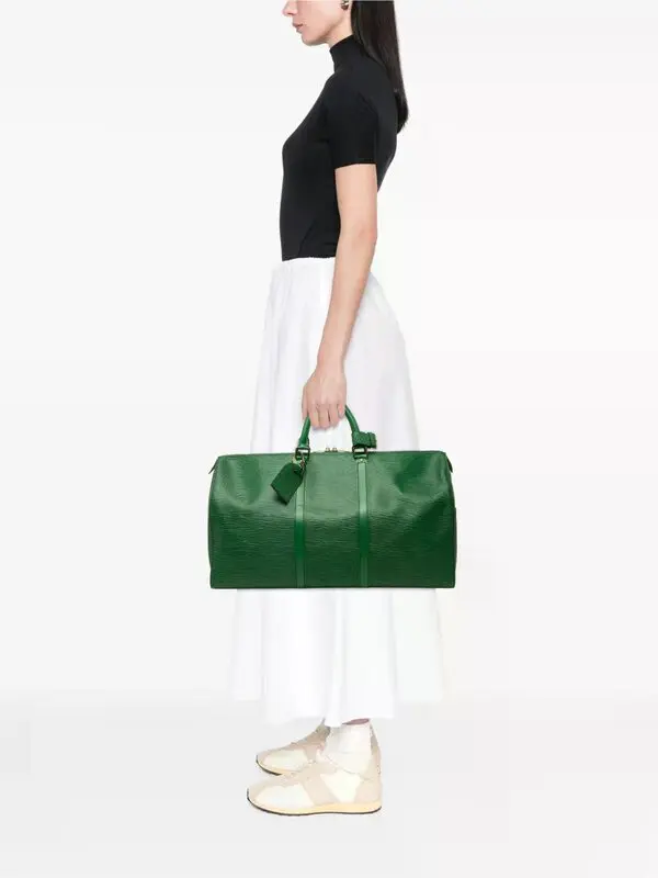 LOUIS VUITTON Epi Keepall 50 Travel Bag