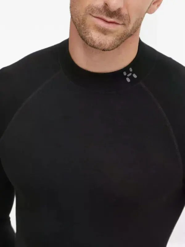 HAGLOFS Logo Detail Long Sleeve Top