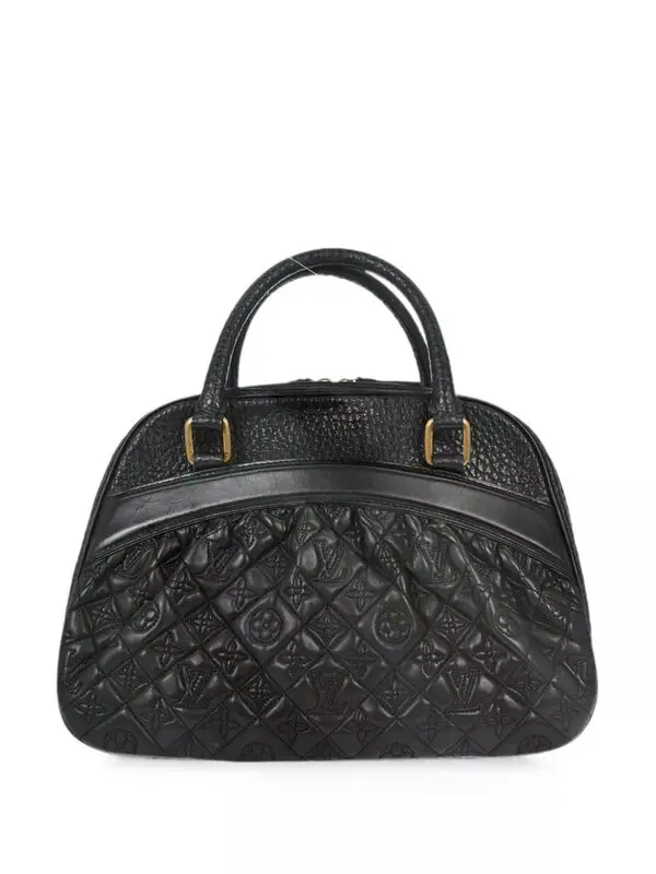 LOUIS VUITTON 2005 Mitzi Monogram Leather Tote Bag