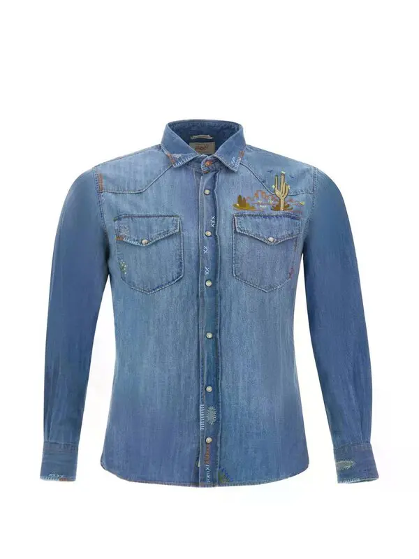 BOB Embroidered Denim Shirt