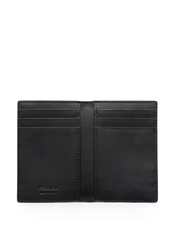 Prada Antiqued Leather Card Holder