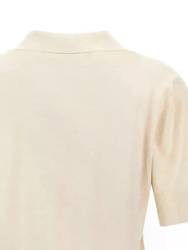 KAOS Jewel-embellished Knitted Polo Shirt