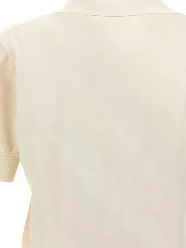 KAOS Jewel-embellished Knitted Polo Shirt