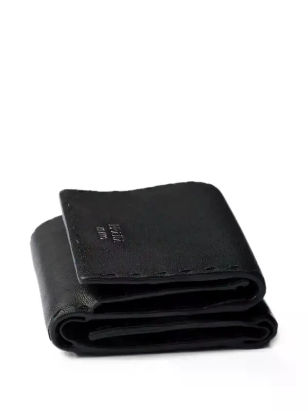 Prada Small Antiqued Leather Wallet