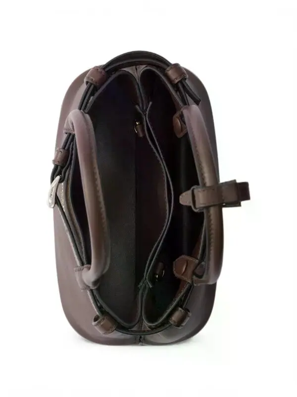 Prada Buckle Small Leather Bag With Belt
