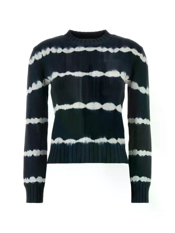 Balenciaga Tie-dye Ribbed-knit Sweater