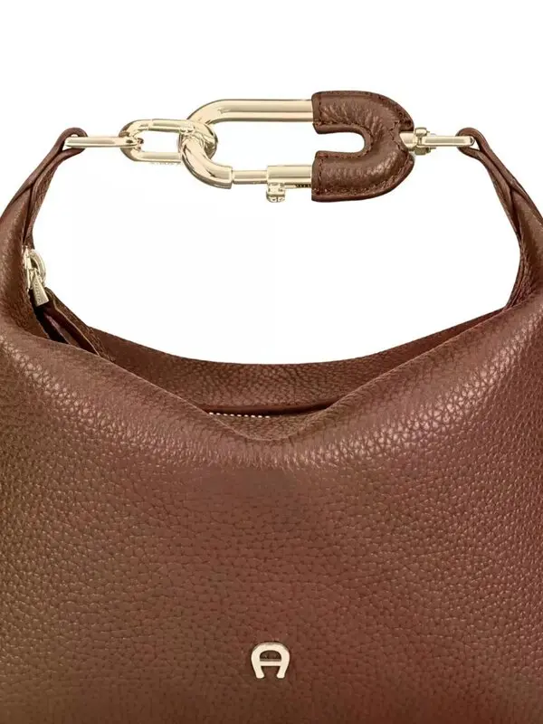 AIGNER Logo Plaque Chain-link Tote Bag