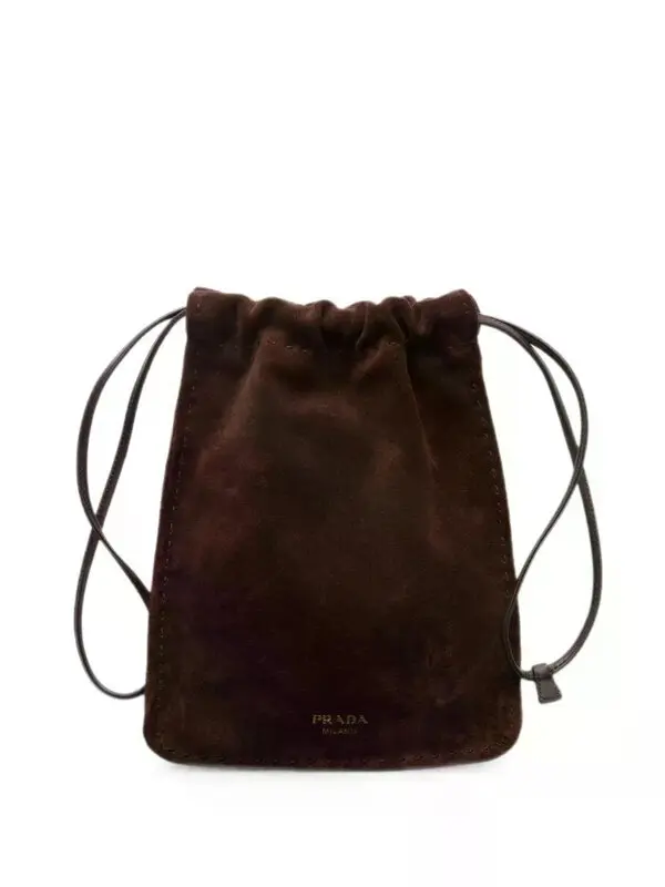Prada Suede Smartphone Pouch