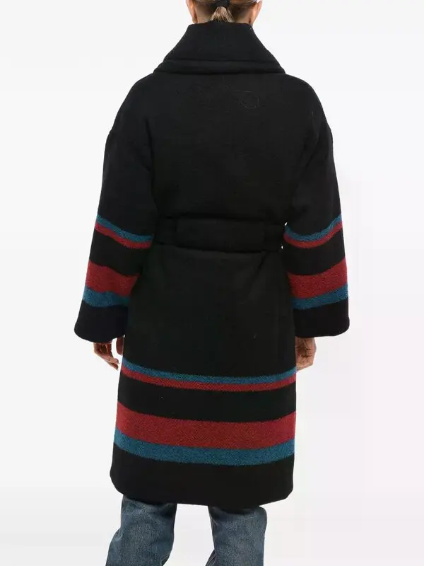 Bacon Dada Striped Quilted Coat