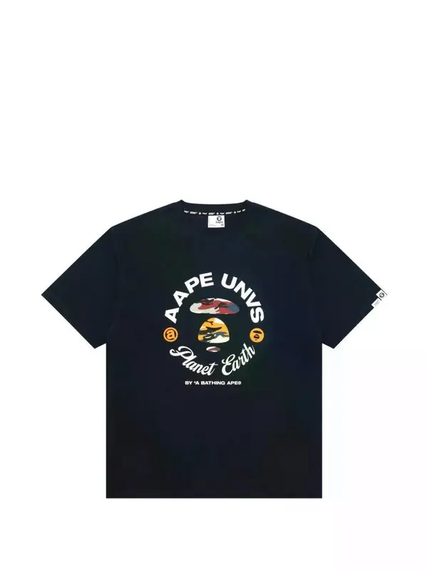 AAPE BY *A BATHING APE Graphic-print T-shirt - Blue