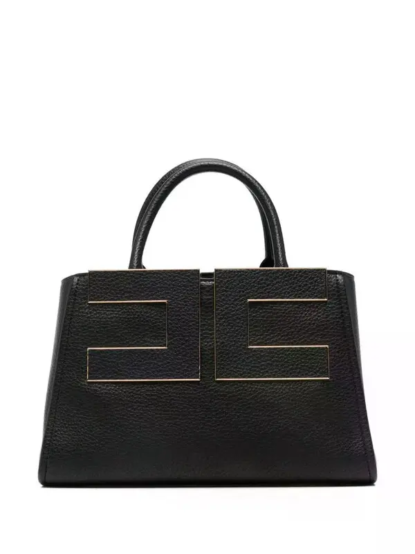 Elisabetta Franchi Logo Plaque Tote Bag