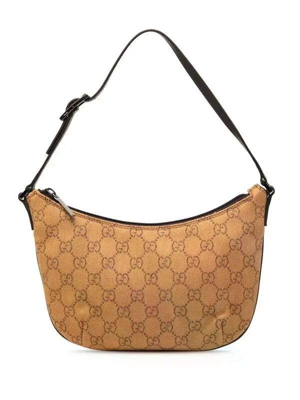 Gucci 2000-2015 Gg Denim Shoulder Bag