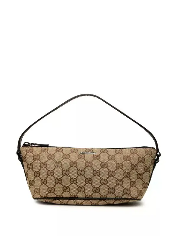 Gucci 2000-2015 Gg Canvas Boat Shoulder Bag