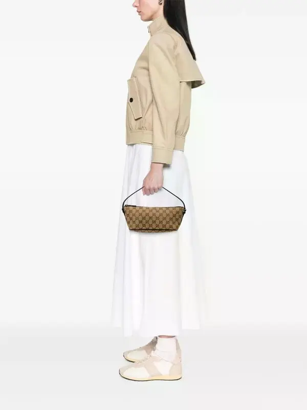 Gucci 2000-2015 Gg Canvas Boat Shoulder Bag
