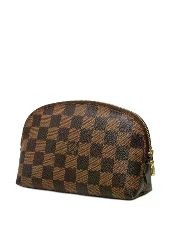 LOUIS VUITTON 2015 Damier Ebene Cosmetic Pm Pouch