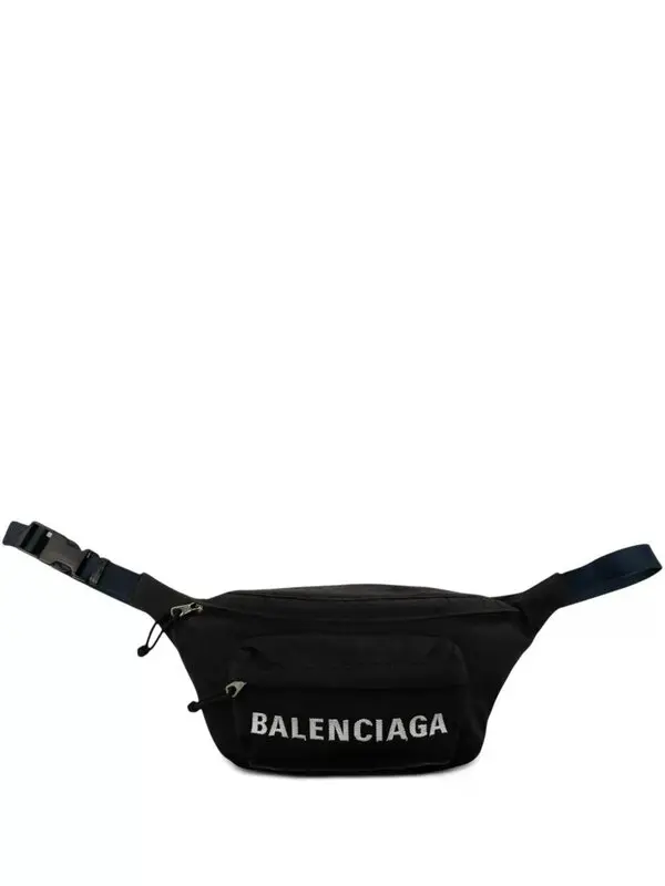 Balenciaga Small Logo Nylon Wheel Belt Bag