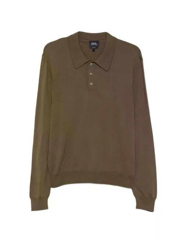 A.p.c. Long-sleeve Polo Shirt