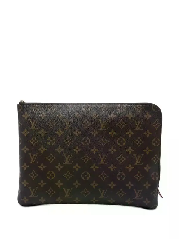 LOUIS VUITTON 2019 Monogram Etui Voyage Gm Clutch Bag - Brown