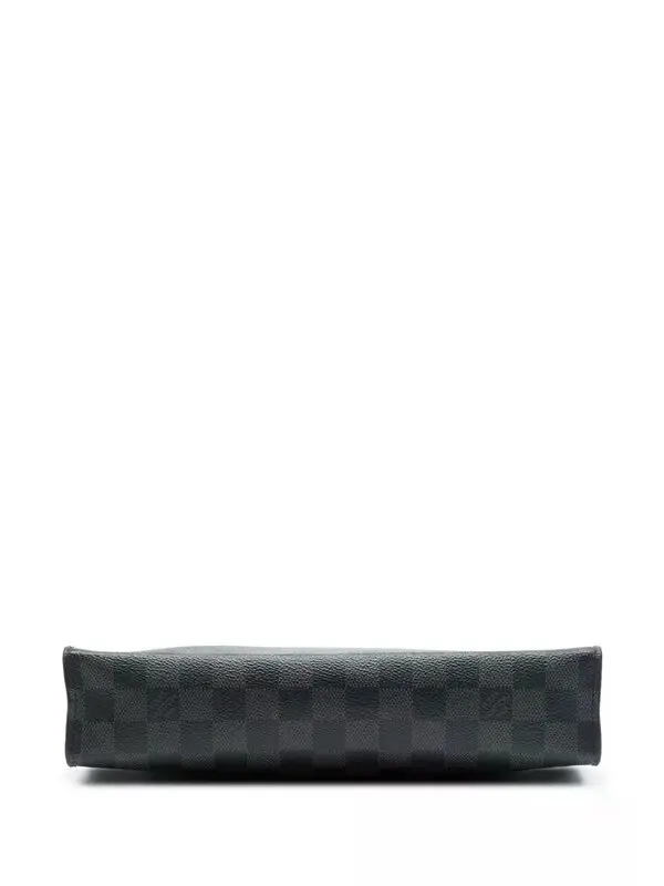 LOUIS VUITTON Damier Graphite Pochette Voyage Mm Clutch Bag