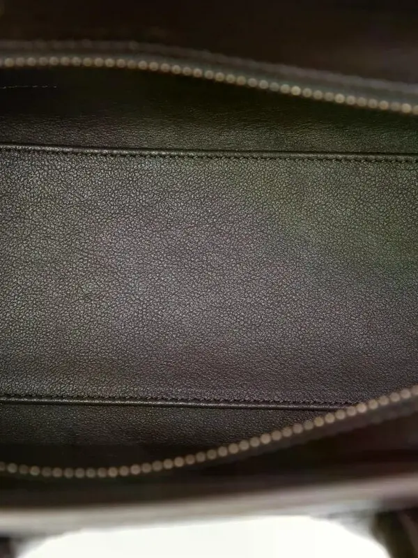 Celine Leather Luggage Tote Satchel - Yellow