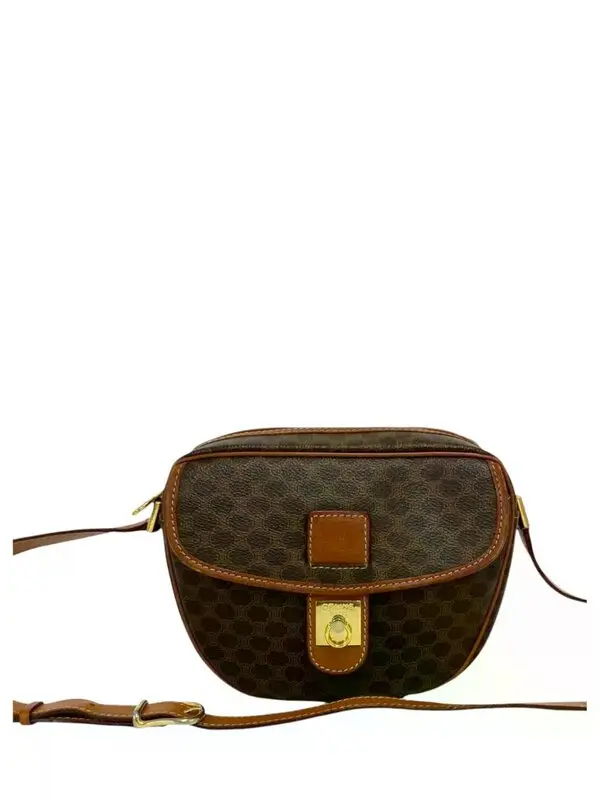 Celine 2013 Macadam Coated Canvas Crossbody Bag
