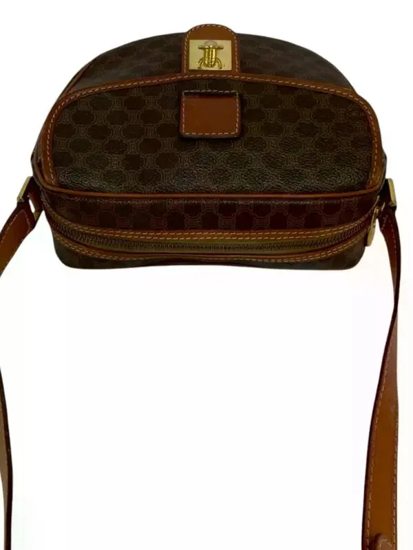 Celine 2013 Macadam Coated Canvas Crossbody Bag