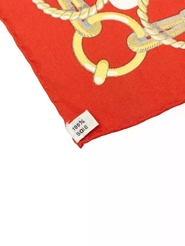 Hermès 1970-2000 Chateaux D Arriere Silk Scarf 90 Scarves - Multicolour