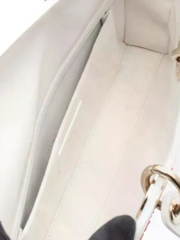 Dior Medium Beaded Embroidered Leather Lady D Joy Satchel