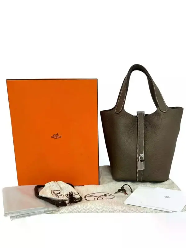 Hermès 2017 Clemence Picotin Lock 18 Handbag