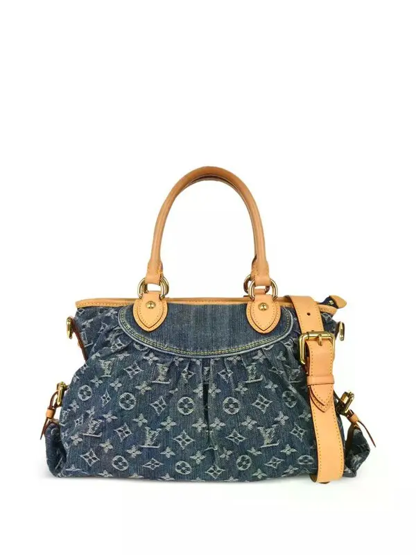 LOUIS VUITTON 2007 Neo Cabby Mm Shoulder Bag - Blue