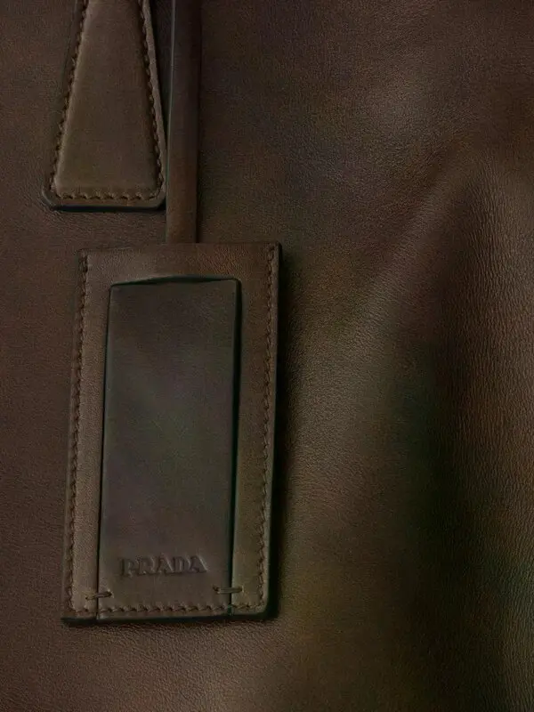 Prada Leather Tote Bag