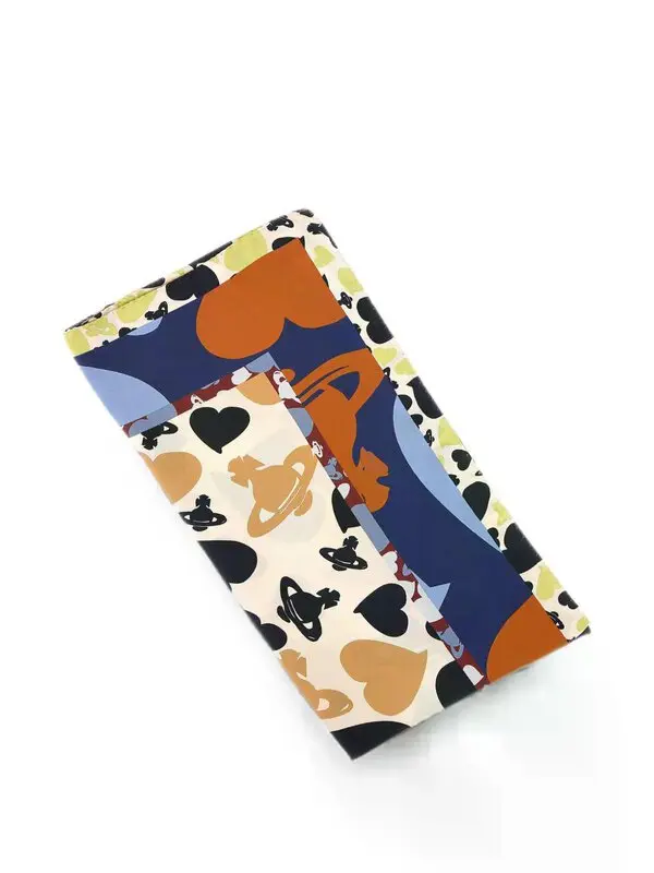 VIVIENNE WESTWOOD Hearts And Orbs Scarf - Neutrals