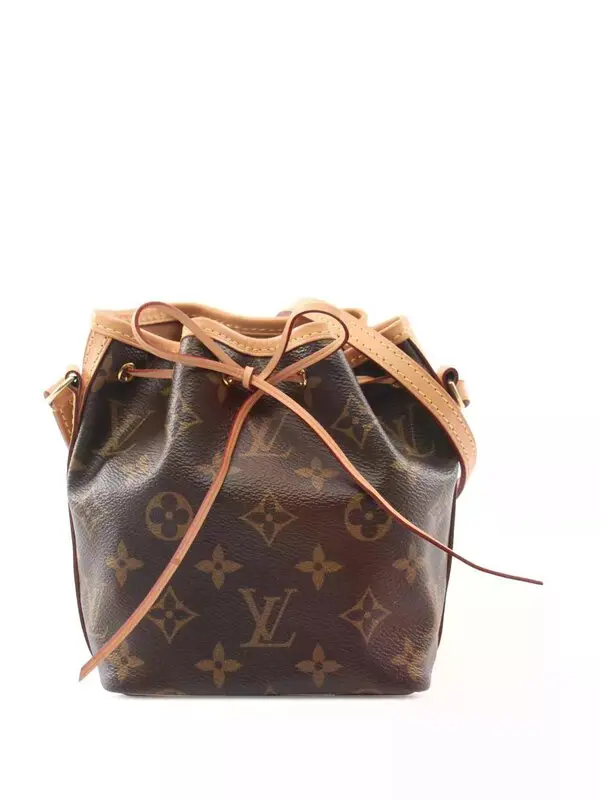 LOUIS VUITTON Monogram Nano Noe Bucket Bag