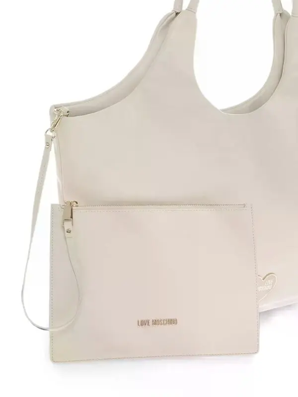 Moschino Plaque Tote Bag