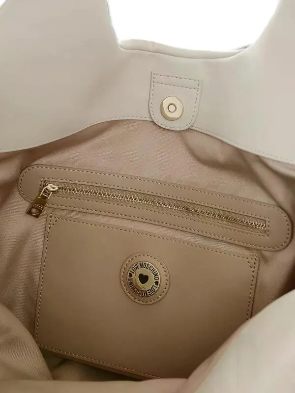 Moschino Plaque Tote Bag