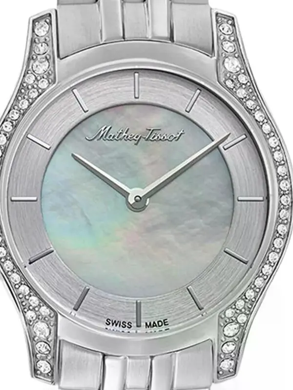 MATHEY TISSOT Tone Crystal Embellished Watch
