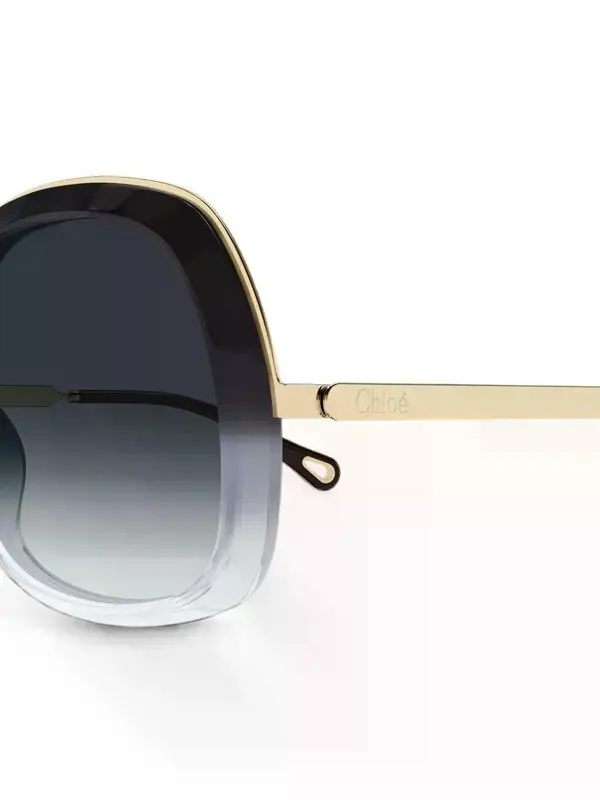 Chloé Gradient Square-frame Sunglasses